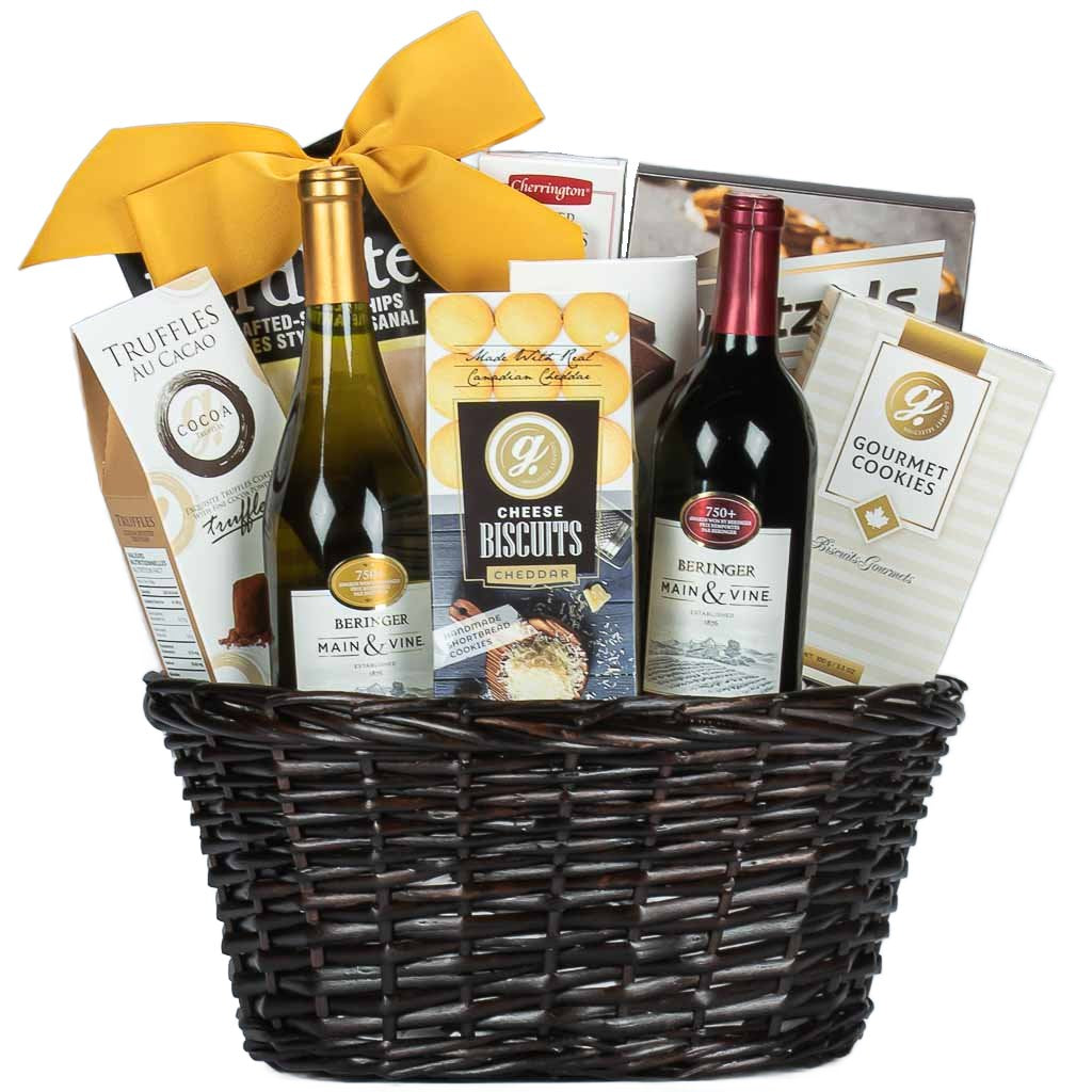 Wine Gift Baskets, Wine and Cheese Gifts delivery in Canada. - MY BASKETS