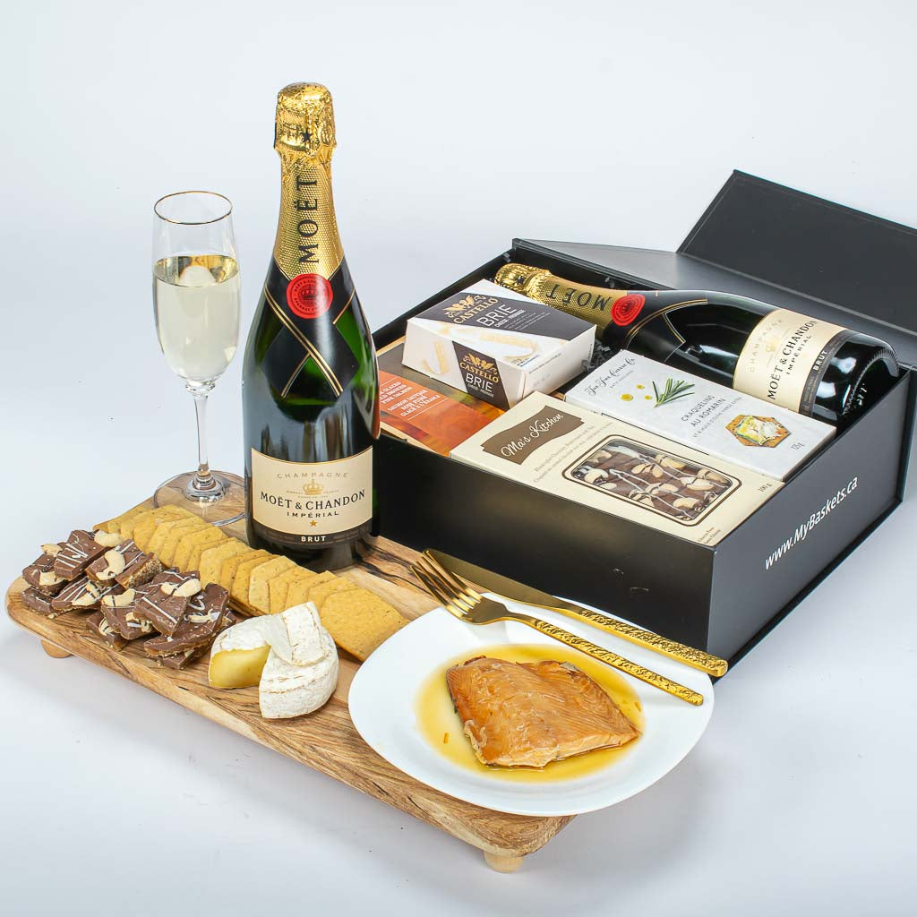Luxury Gift Boxes Wine Champagne Delivery Toronto Canada - MY BASKETS