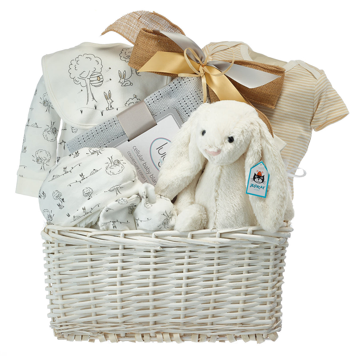 Welcome A New Baby Girl With Our Luxurious Baby Gift Baskets - MY BASKETS