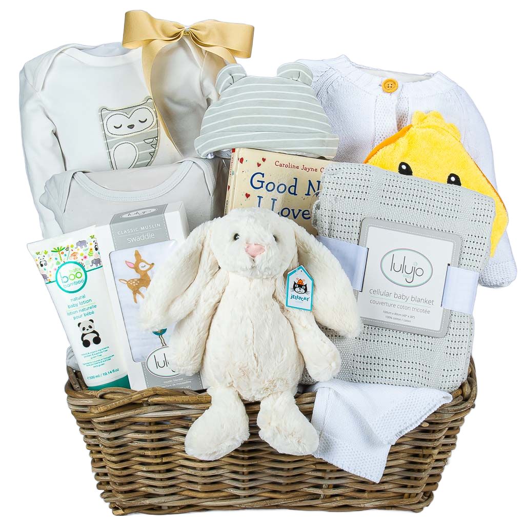 Neutral Gender Baby Gift Baskets For Boy or Girl - MY BASKETS