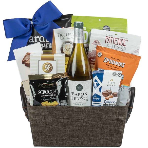 White Wine Kosher Basket - MY BASKETS