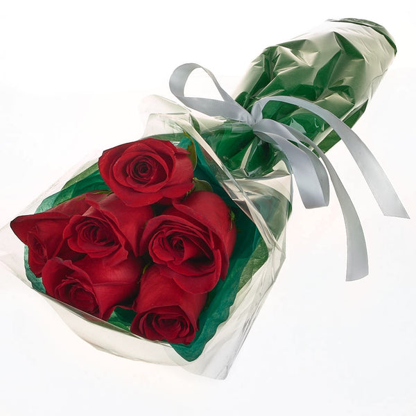 6 Red Roses Delivery Anywhere in Ontario. Same Day Toronto. - MY BASKETS